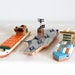 Container Wood Ship Toy Wooden Ship Toy Wooden Cargo Ship - Etsy