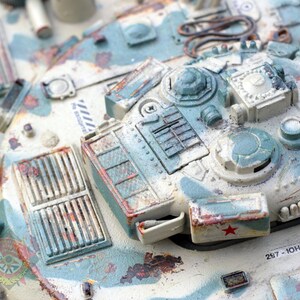 Scratch Build Model Soviet Hover Combat Tank / Sci-fi Tank / Heavy ...