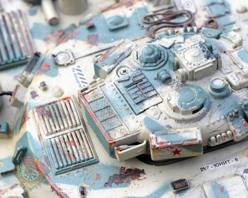 Scratch Build Model Soviet Hover Combat Tank / Sci-fi Tank / Heavy ...