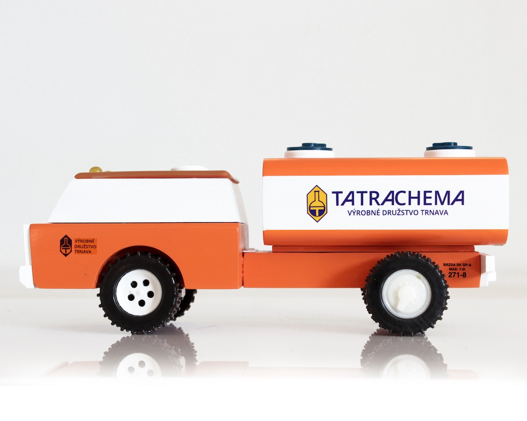 Wooden Tank Truck Toy, Handmade Tanker Truck for Children, Birthday ...