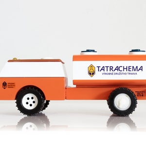 Wooden Tank Truck Toy, Handmade Tanker Truck for Children, Birthday ...