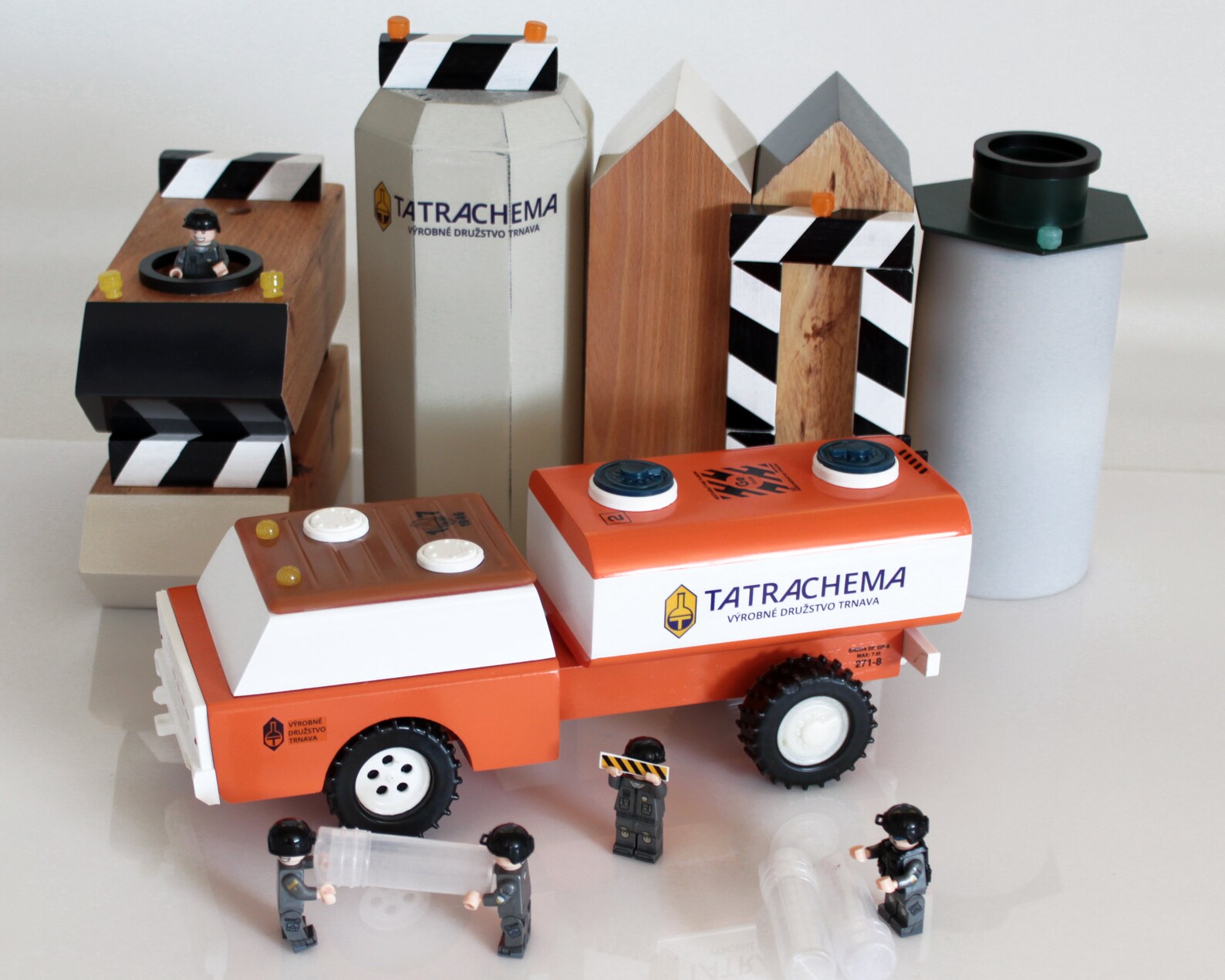 Wooden Tank Truck Toy, Handmade Tanker Truck for Children, Birthday ...