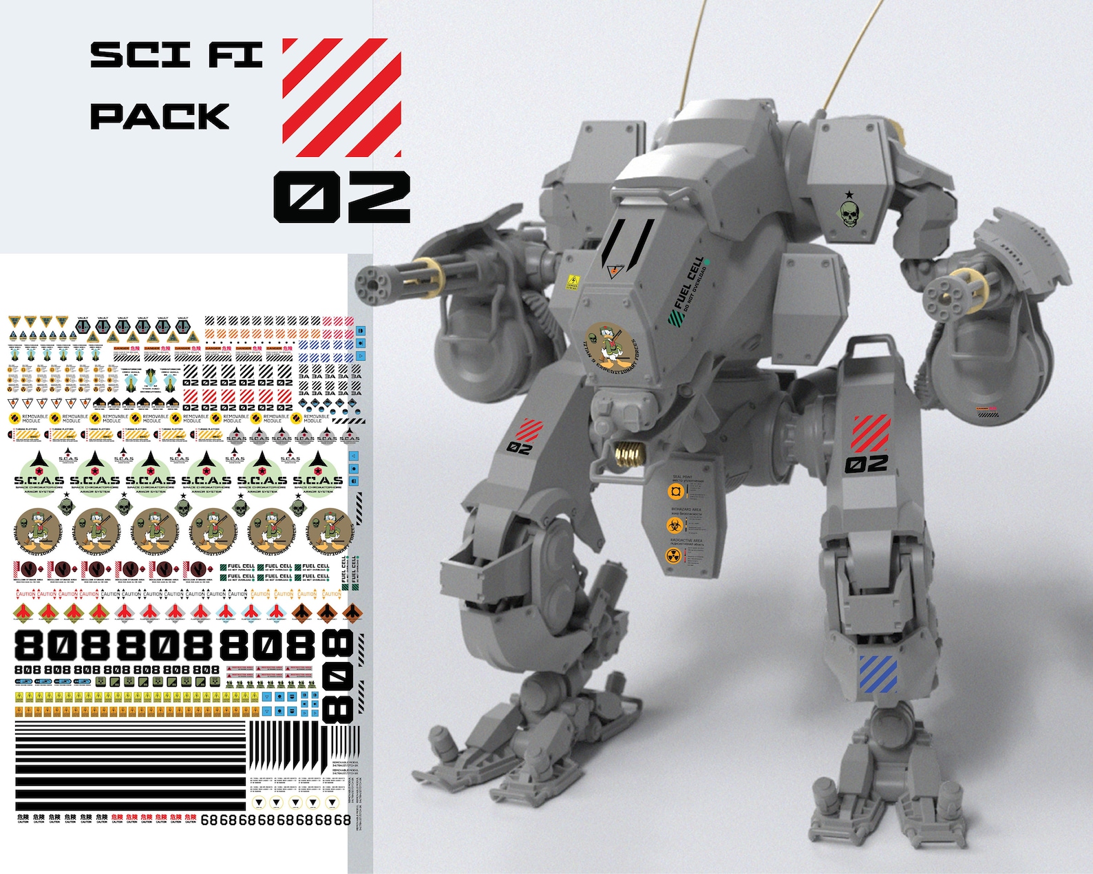 Sci-fi Waterslide Decals, Action Figures Custom Models, Warning Diorama ...