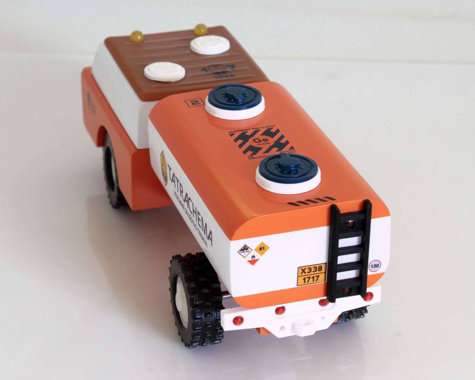 Wooden Tank Truck Toy, Handmade Tanker Truck for Children, Birthday ...