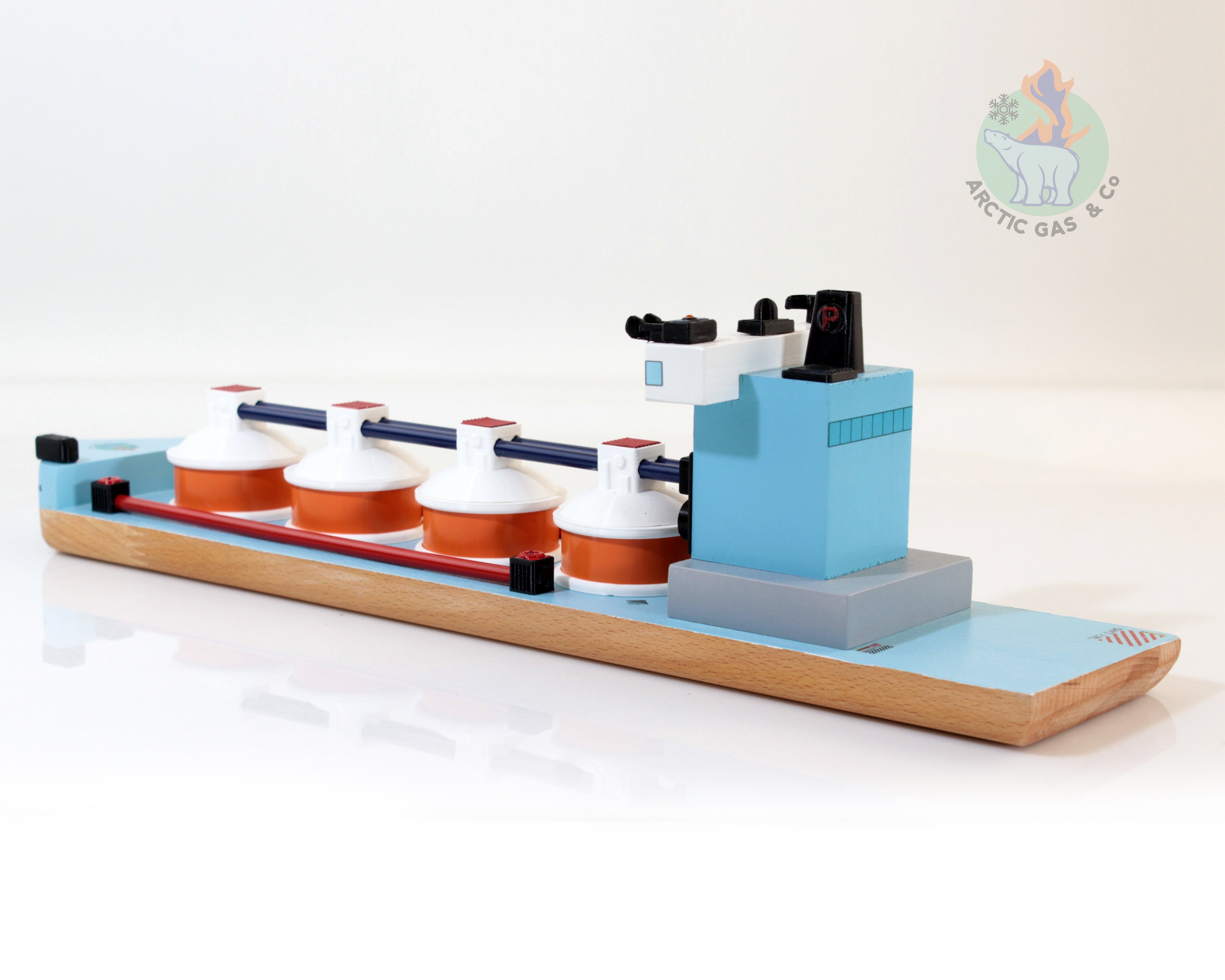 Container Wood Ship Toy, LNG Carrier, Gas Wooden Ship Toy, Wood Gas ...