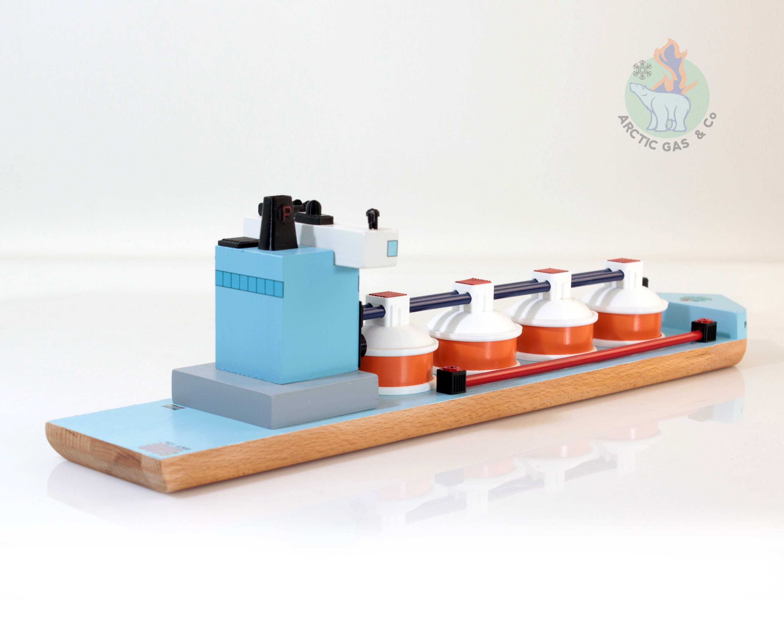 Container Wood Ship Toy, LNG Carrier, Gas Wooden Ship Toy, Wood Gas ...