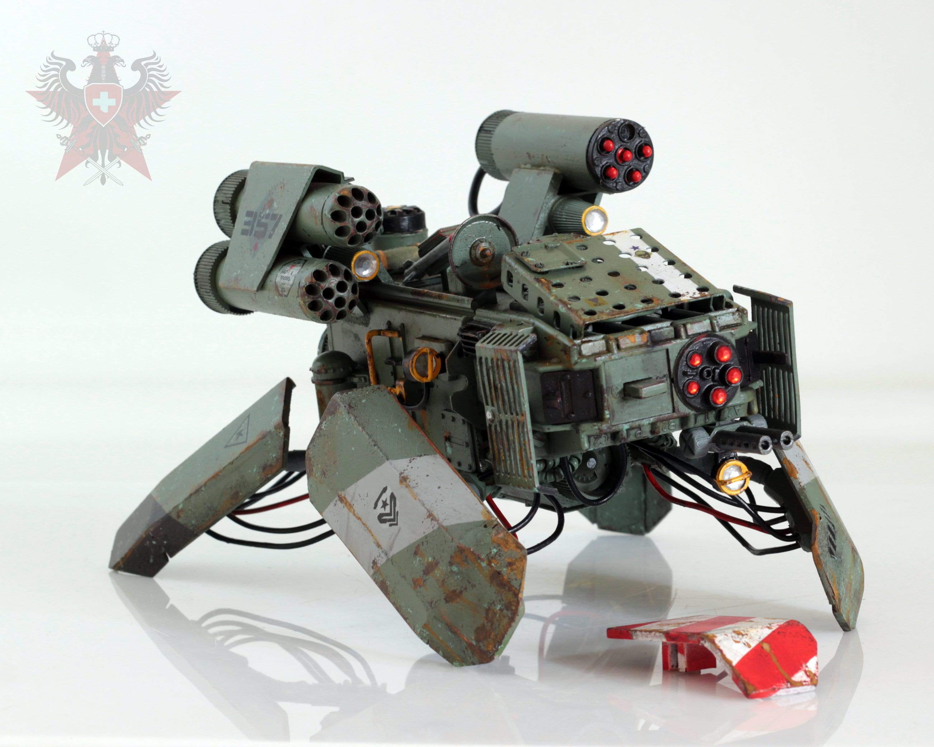 Combat Mech Action Figure: Detailed Sci-fi Display Robot / Handmade - Etsy