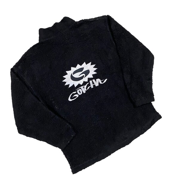 Vtg!!!Rare 90’s Gotcha Embroidery Big Logo Pullover T… - Gem