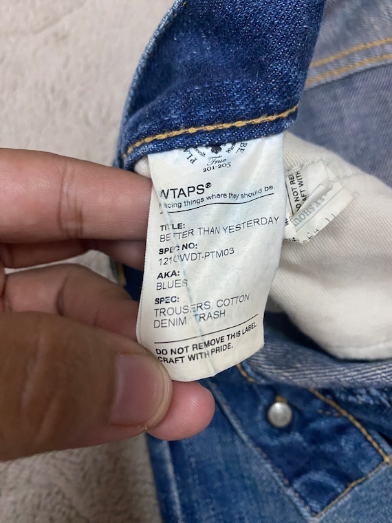 Rare!!!Wtaps Neighborhood Trouser Cotton Denim Trash … - Gem