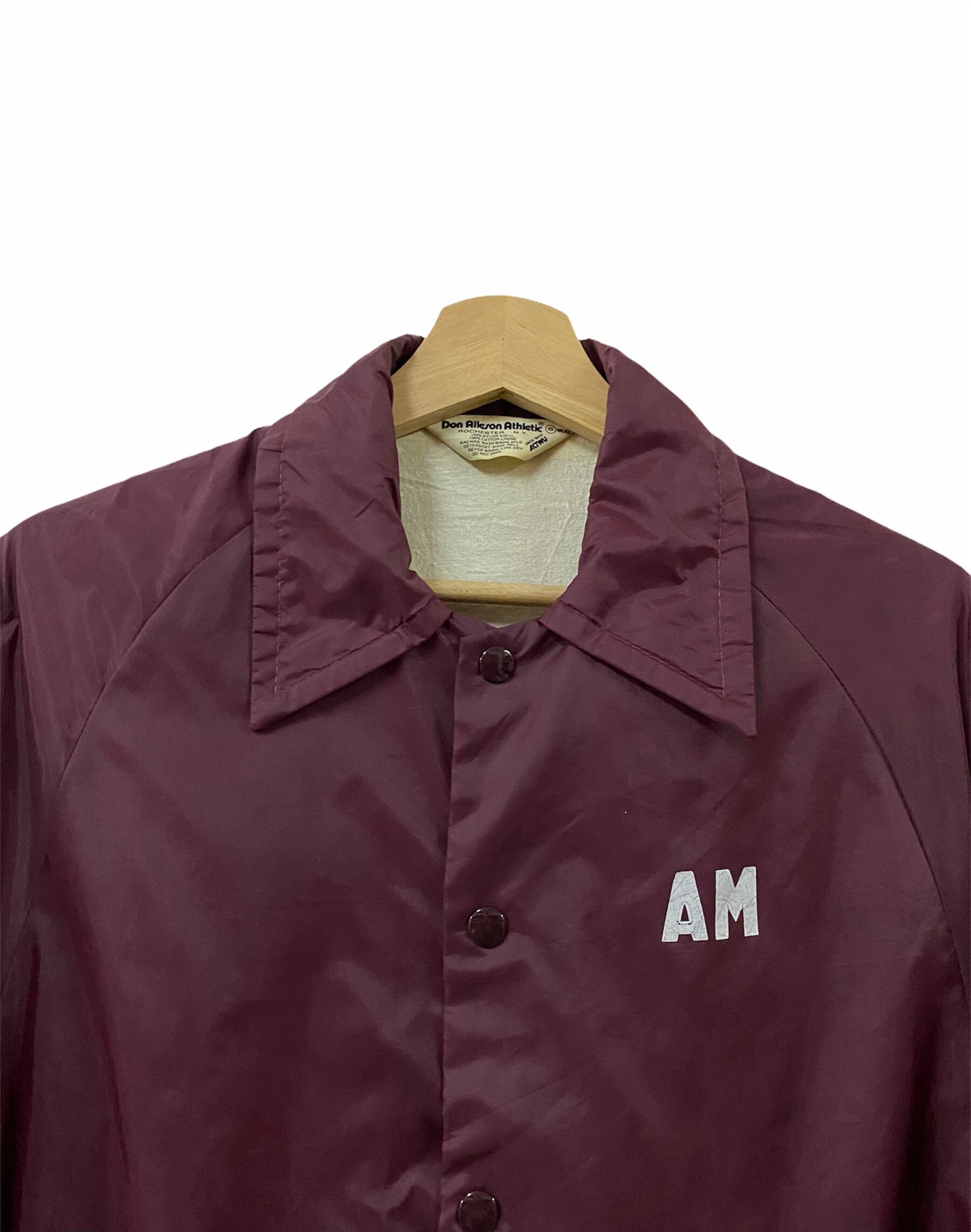 Vtgrare 80s Coach Jacket Don Alleson Athletic Rochester - Etsy UK