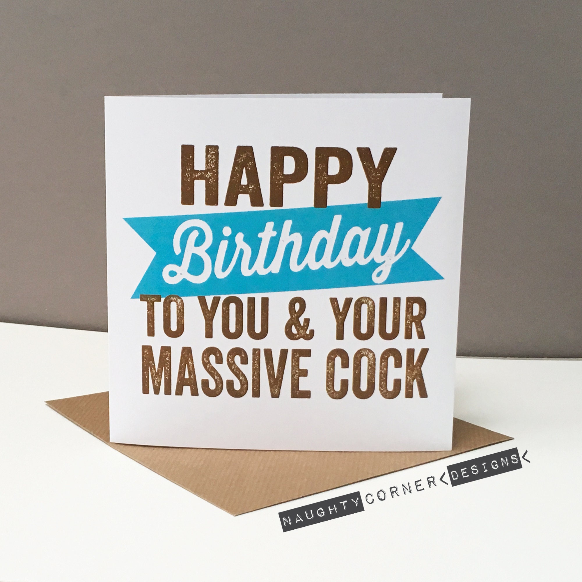 Rude Birthday Card Massive Cock Willy Dick Husband Birthday - Etsy