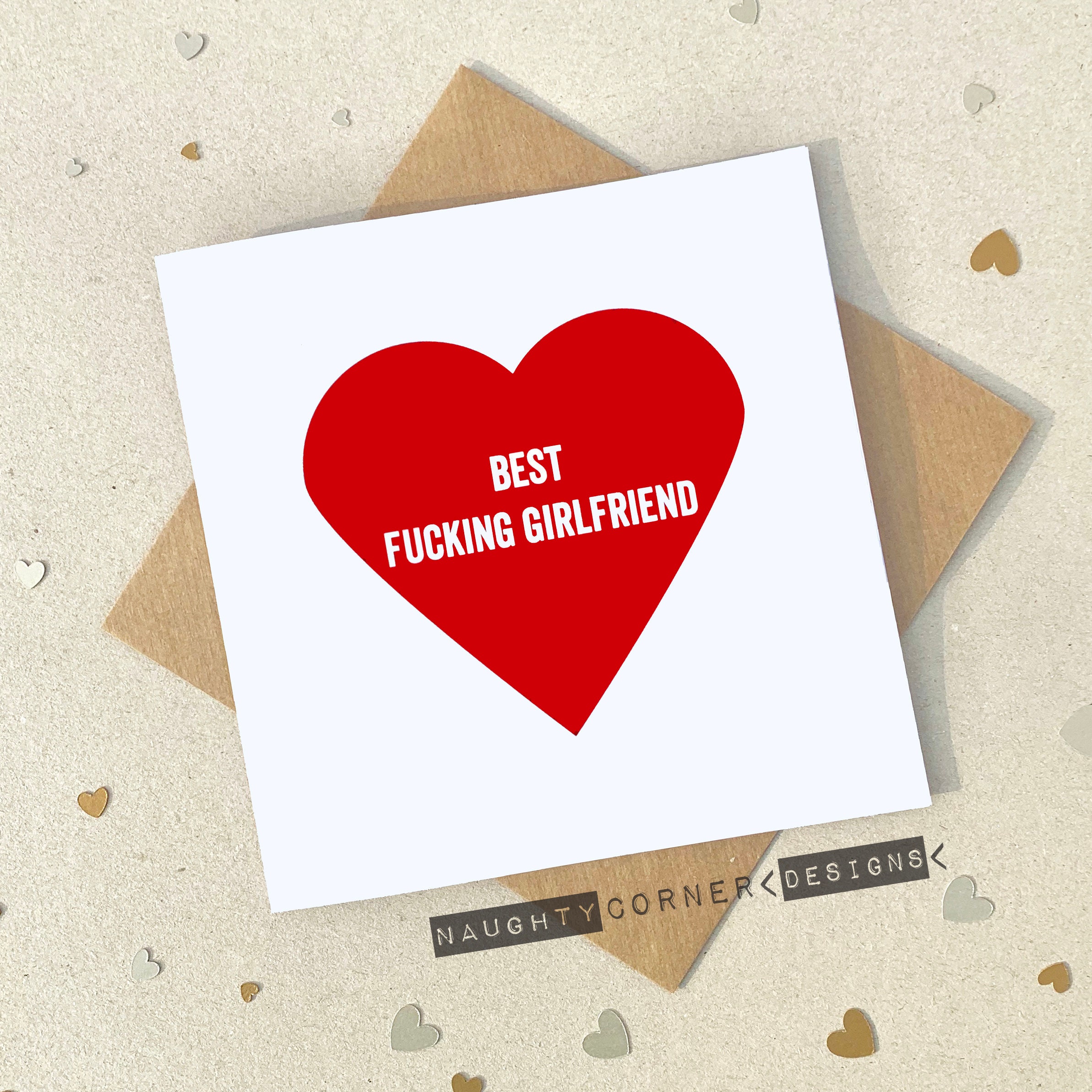 Funny Rude Valentines Card for Her Funny Love You Heart Best - Etsy UK