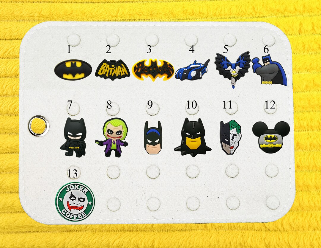 Batman Shoe Croc Charm - Etsy