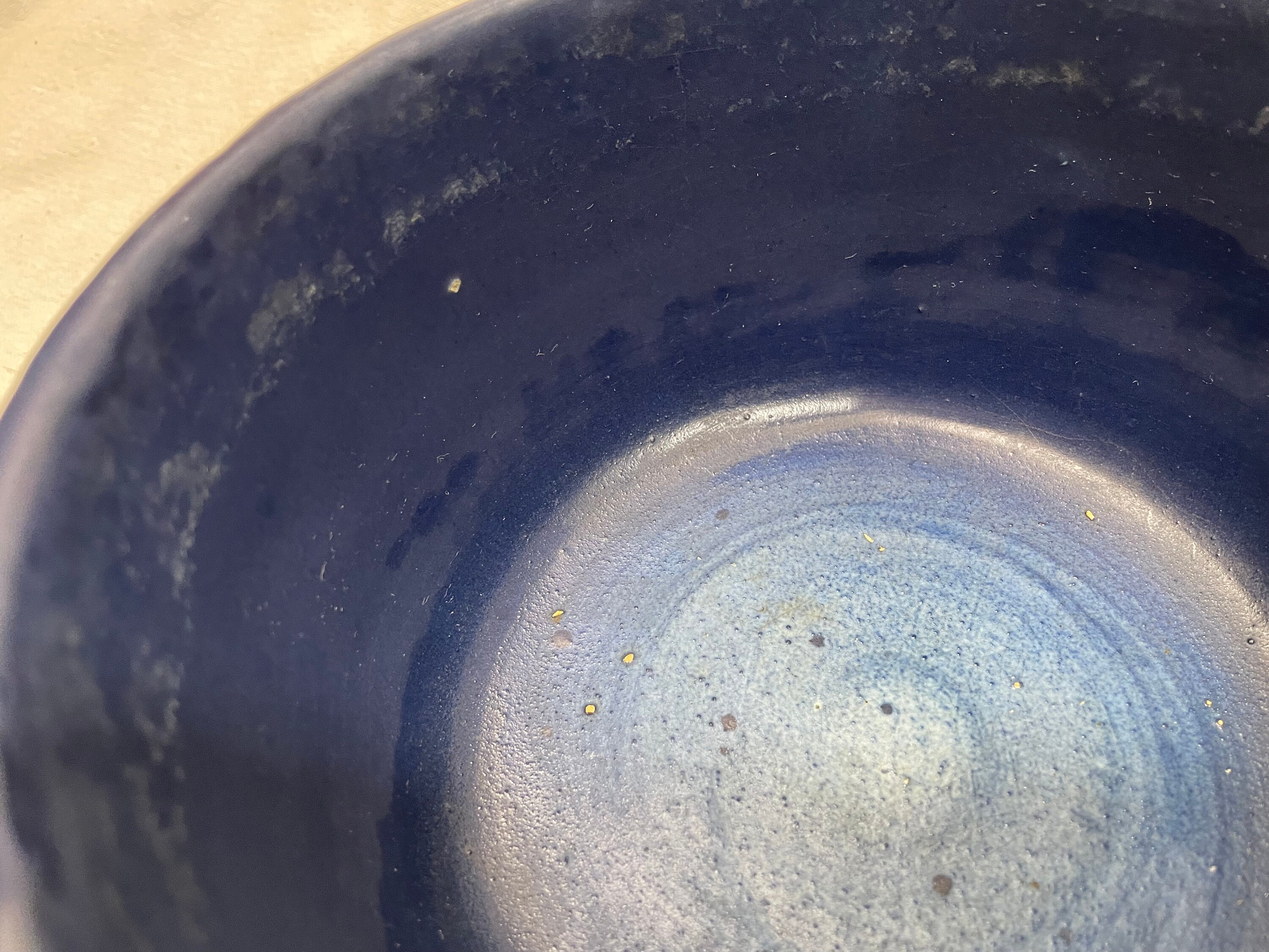 Weller Blue Drapery Bowl - Etsy