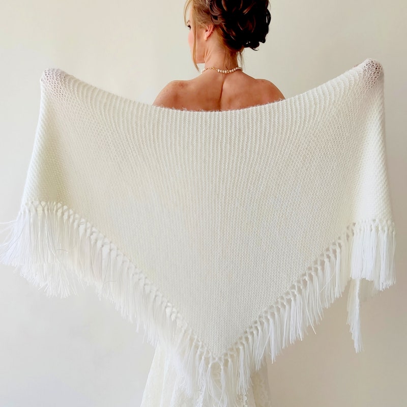 Ivory Wedding Shawl - Etsy