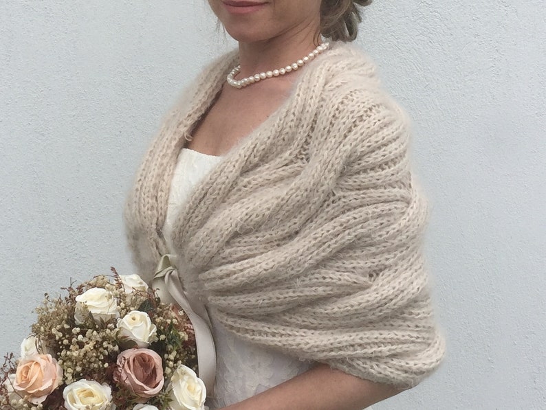 Winter Wedding Shawl Bridal Wrap Bridesmaid Gift Bride - Etsy
