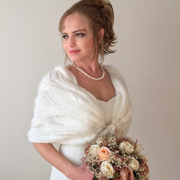 Ivory Wedding Shawl - Etsy
