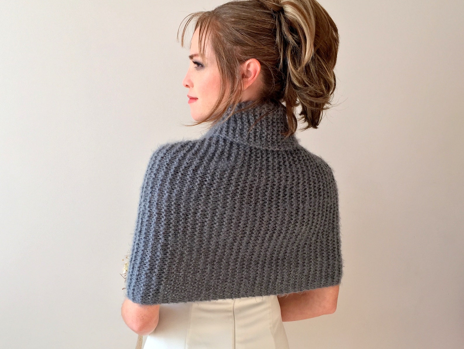 Dark Gray Shawl Winter Wedding Wrap Bridesmaid Shawl - Etsy