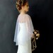 Wedding Cape Ivory Pearl Topper Bridal Capelet Alternative - Etsy