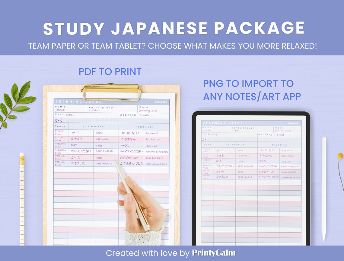 Japanese Study Package Japanese Starter Pack Japanese - Etsy