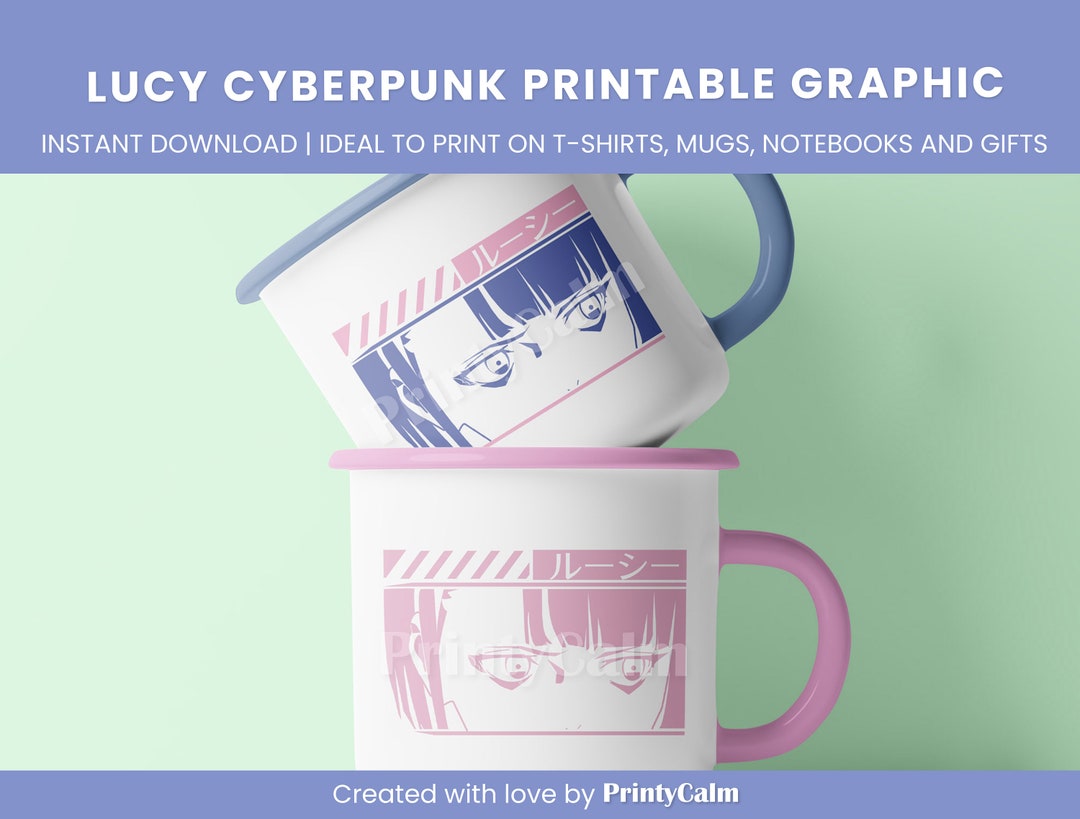 Edgerunners Lucy Printable Graphic | Lucy Cyberpunk PNG and PDF | Lucy ...