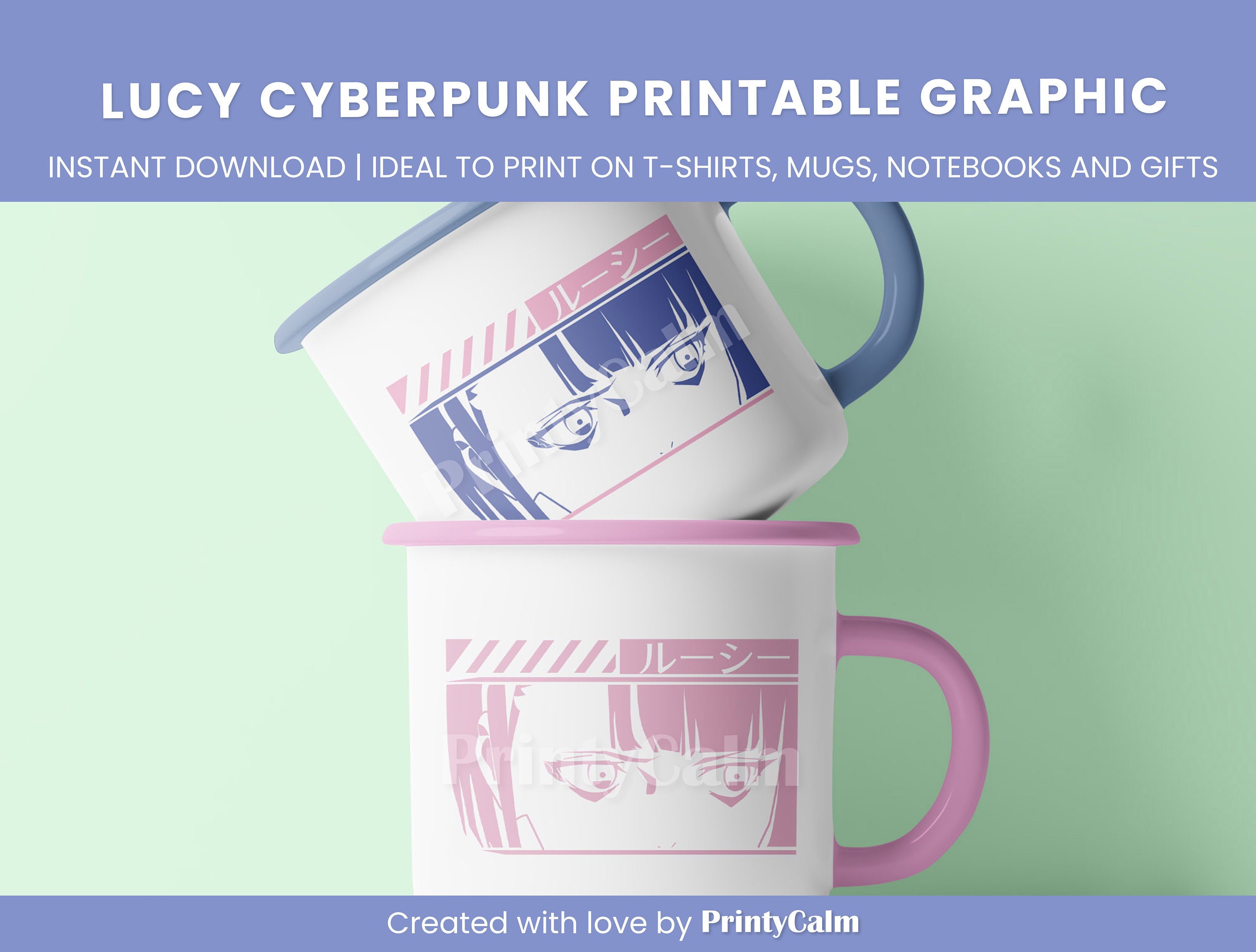 Edgerunners Lucy Printable Graphic | Lucy Cyberpunk PNG and PDF | Lucy ...