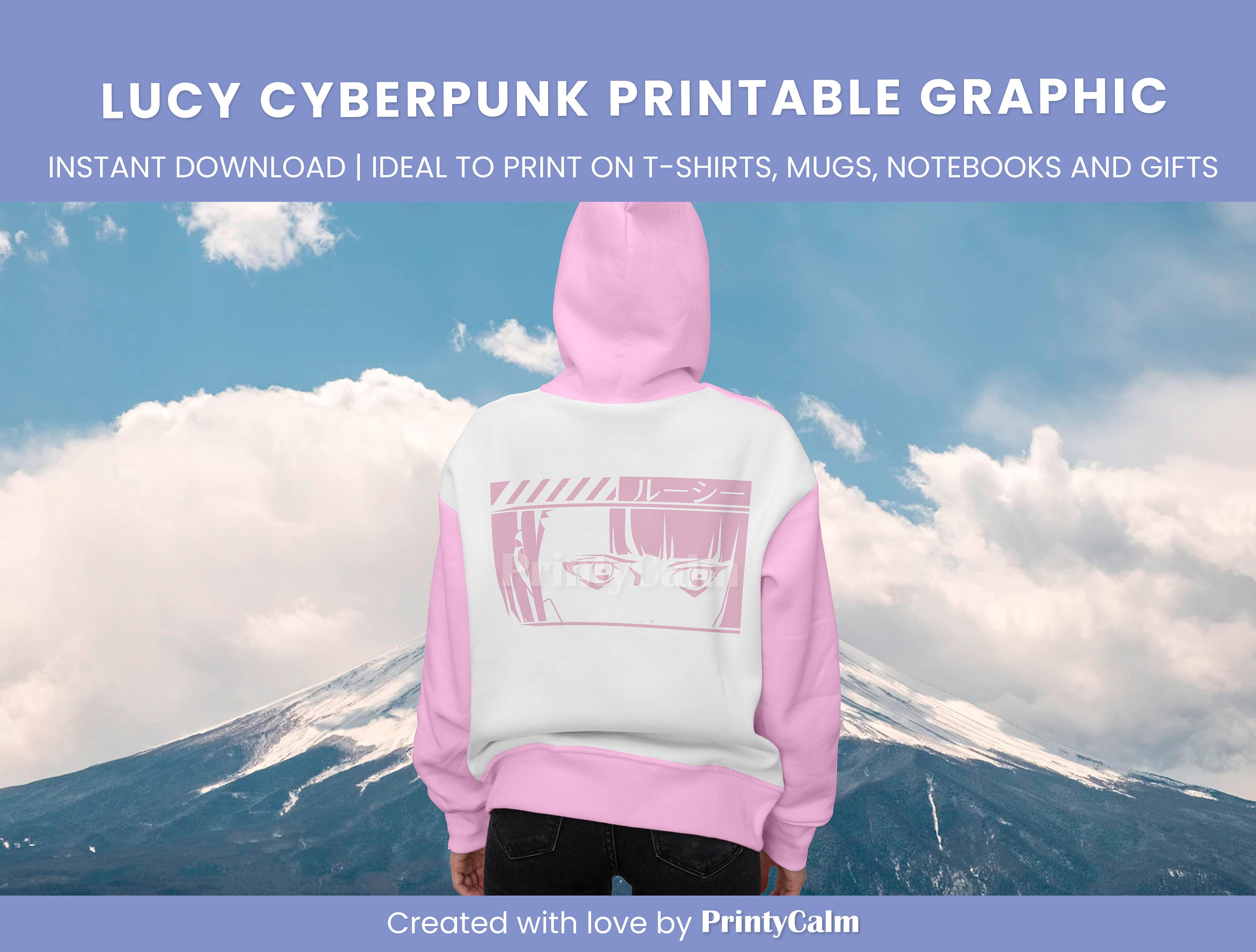 Edgerunners Lucy Printable Graphic | Lucy Cyberpunk PNG and PDF | Lucy ...