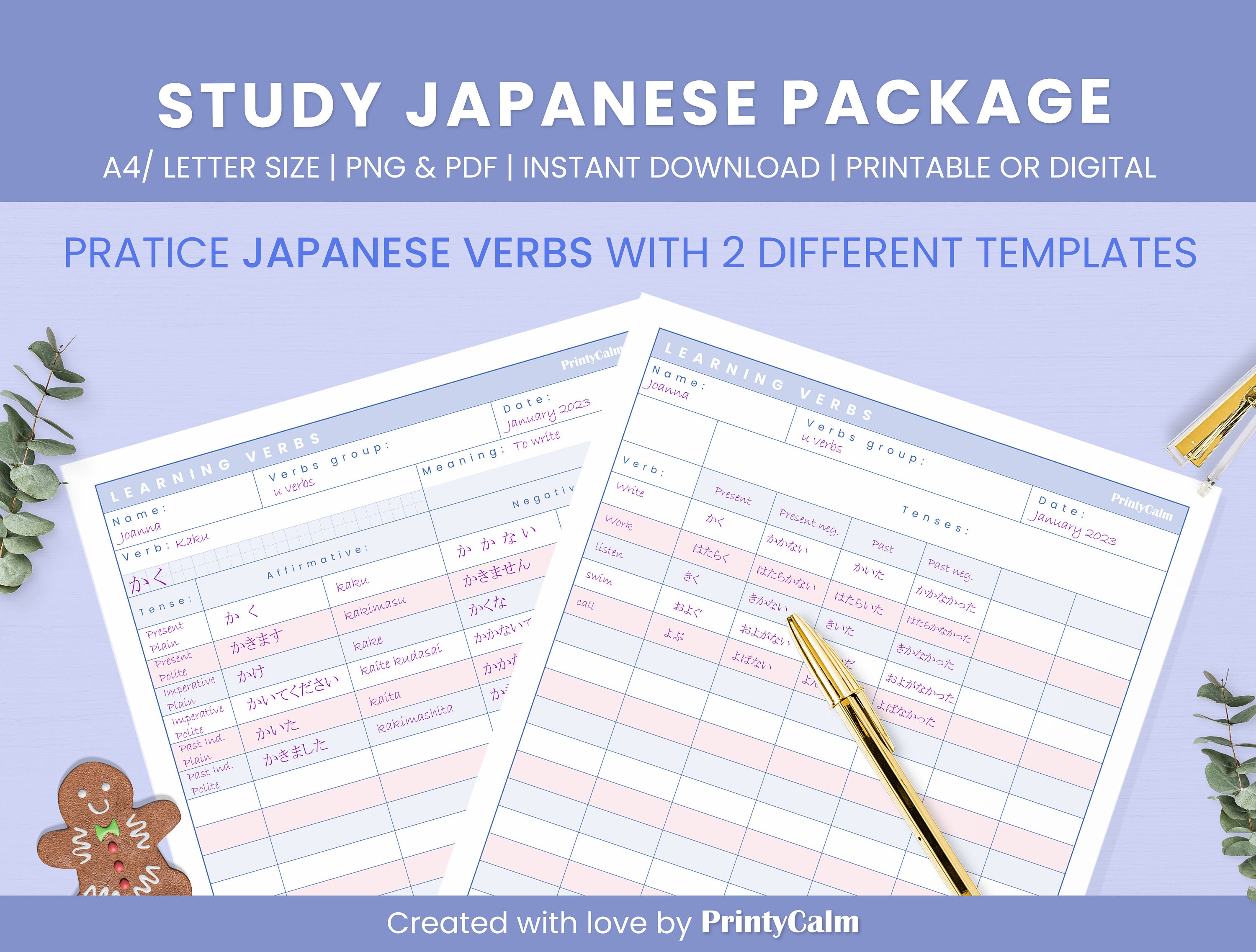 Japanese Study Package Japanese Starter Pack Japanese - Etsy
