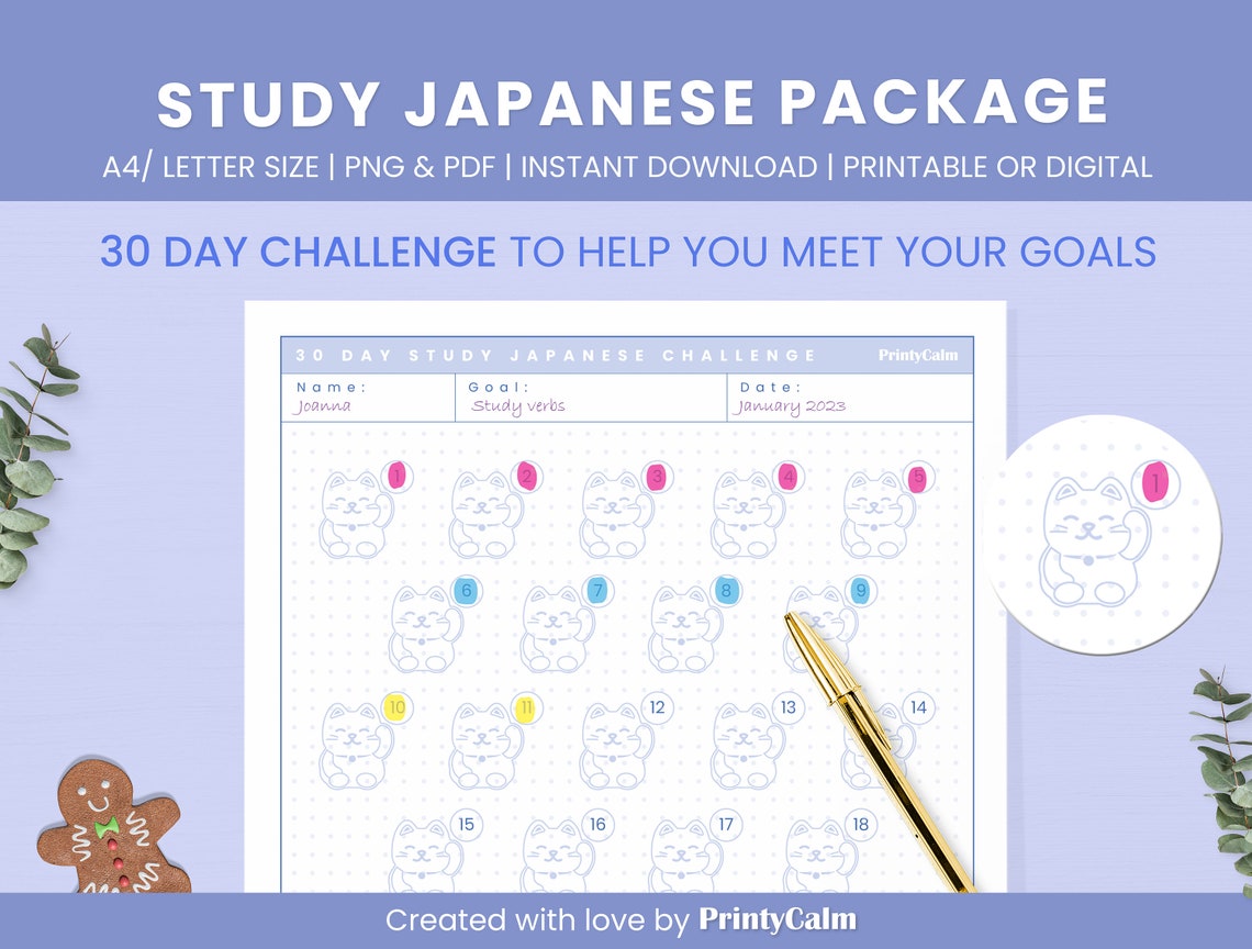 Japanese Study Package Japanese Starter Pack Japanese - Etsy