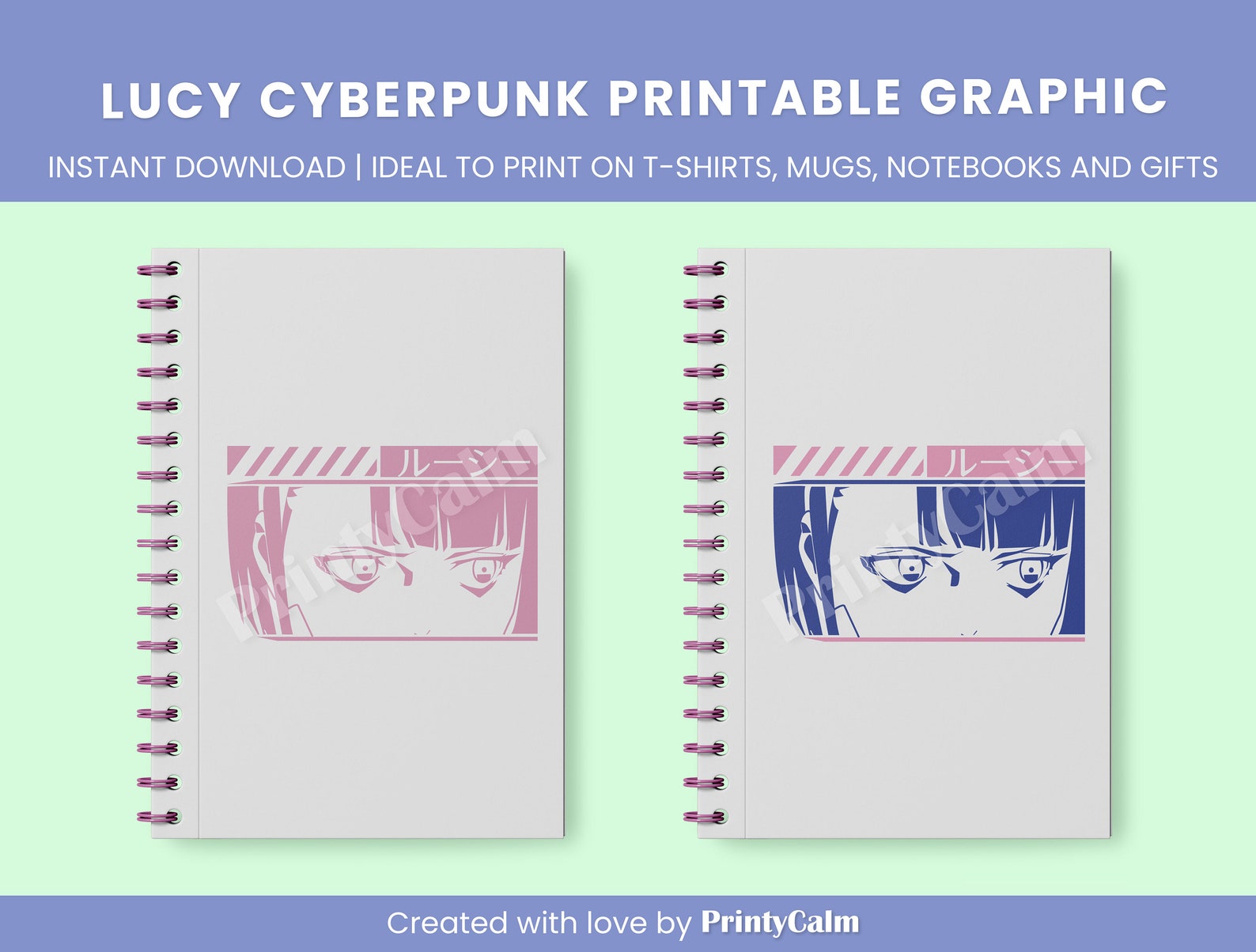 Edgerunners Lucy Printable Graphic | Lucy Cyberpunk PNG and PDF | Lucy ...