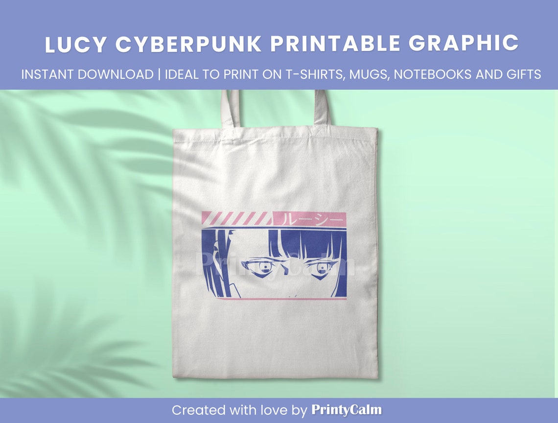Edgerunners Lucy Printable Graphic | Lucy Cyberpunk PNG and PDF | Lucy ...