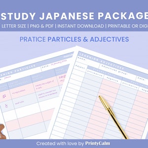 Japanese Study Package - Japanese Starter Pack - Japanese Study ...