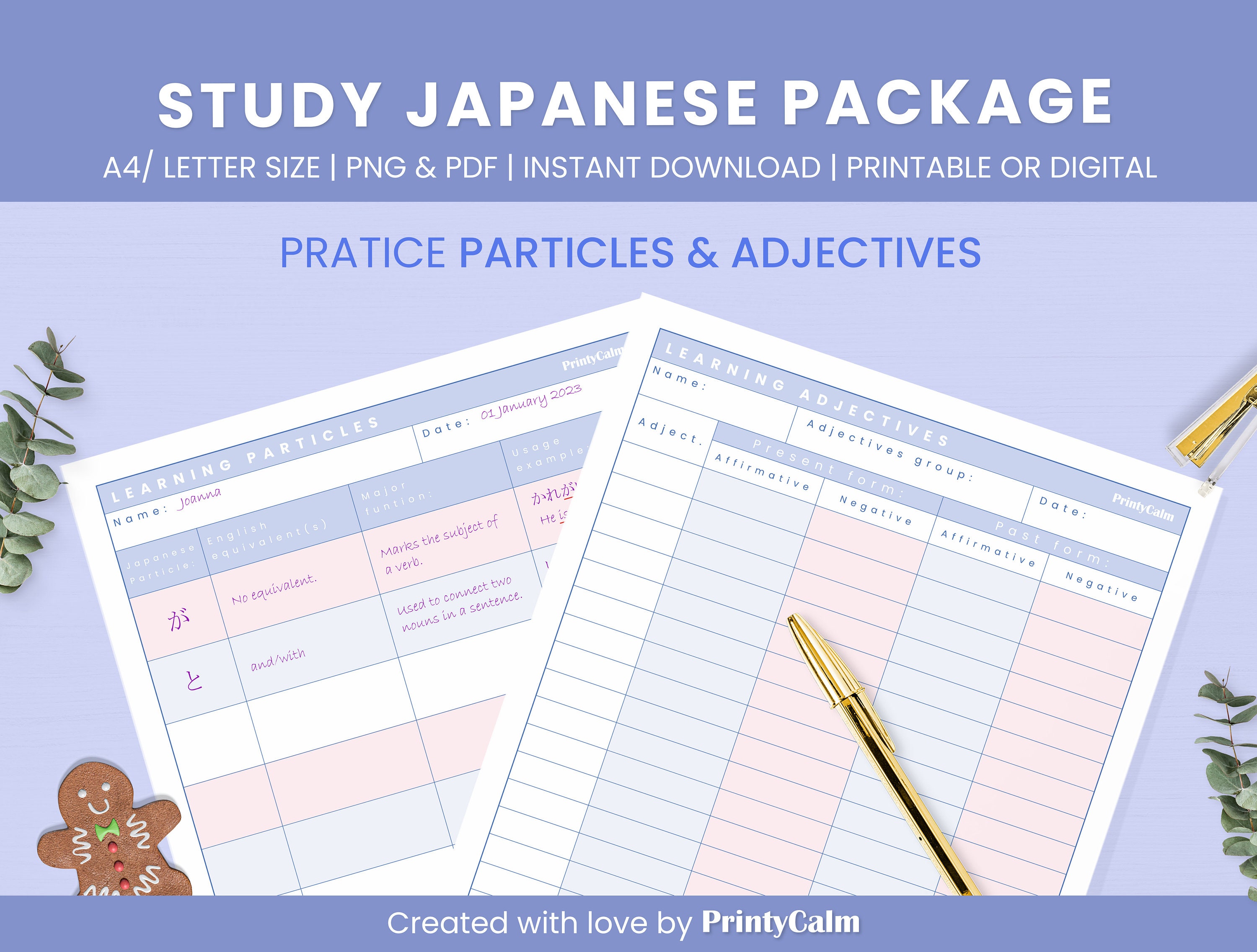 Japanese Study Package Japanese Starter Pack Japanese - Etsy