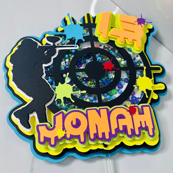 Paintball Cake - Etsy