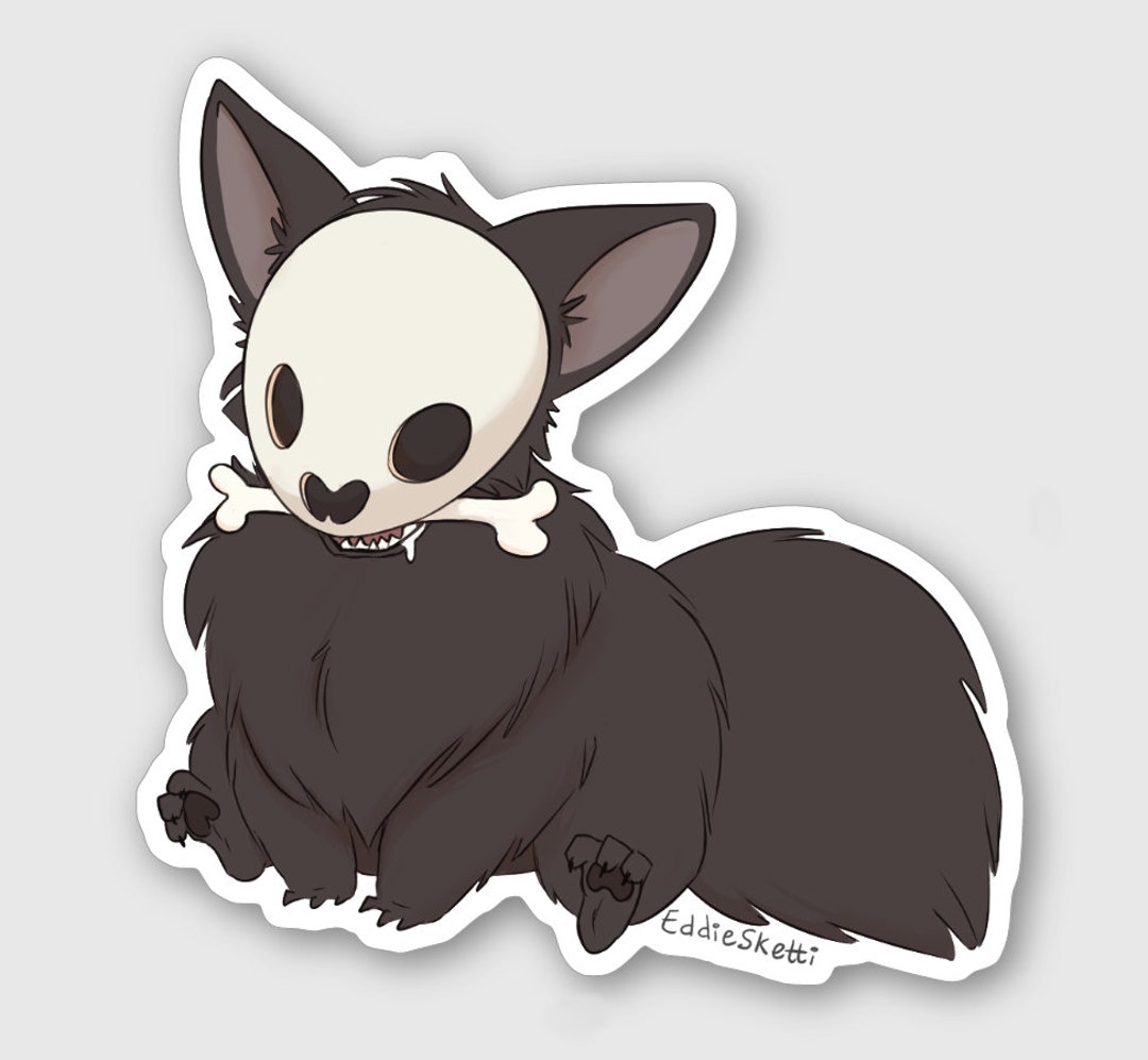 Ghost Dog Vinyl Sticker - Etsy
