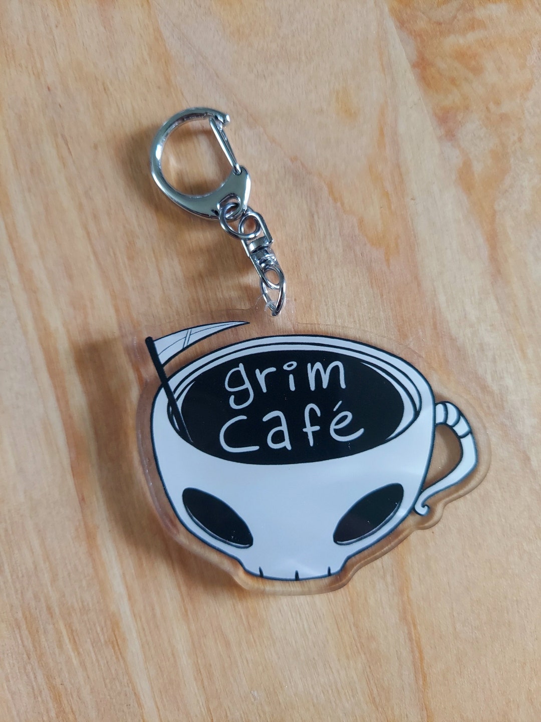Grim Cafe Acrylic Charm - Etsy
