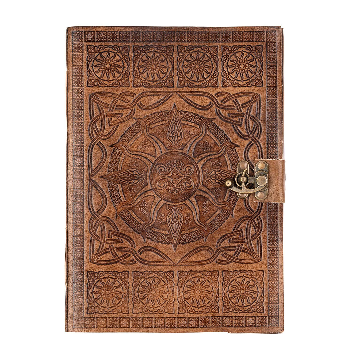 A6 LEATHER JOURNAL Celtic Design Diary Leather Sketchbook - Etsy UK