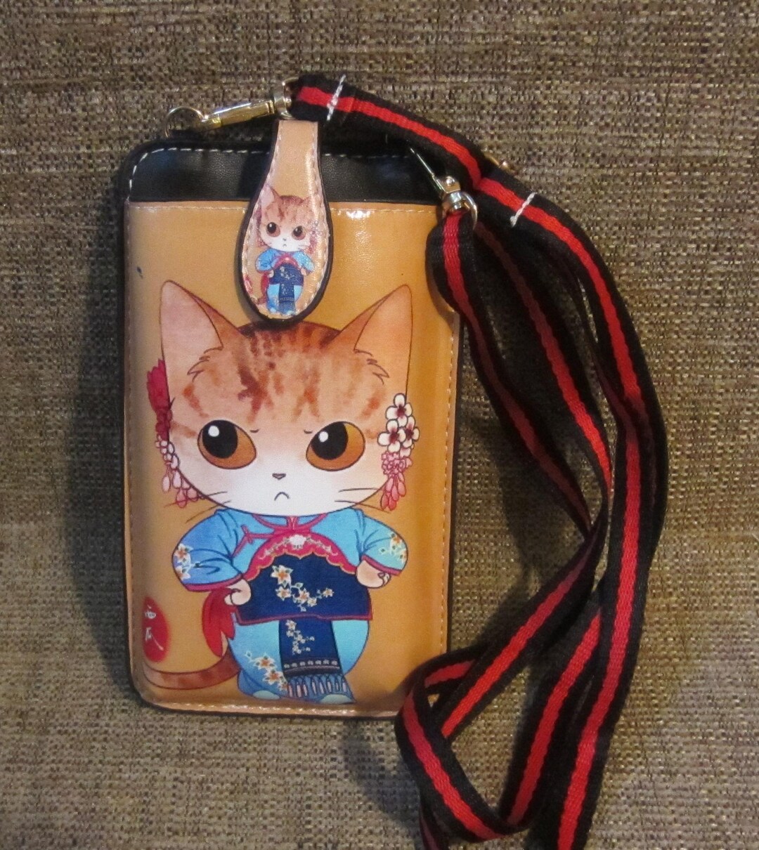 Cross Body Cell Phone Purse Kimono Kitty With Adjustable Shoulder Strap ...