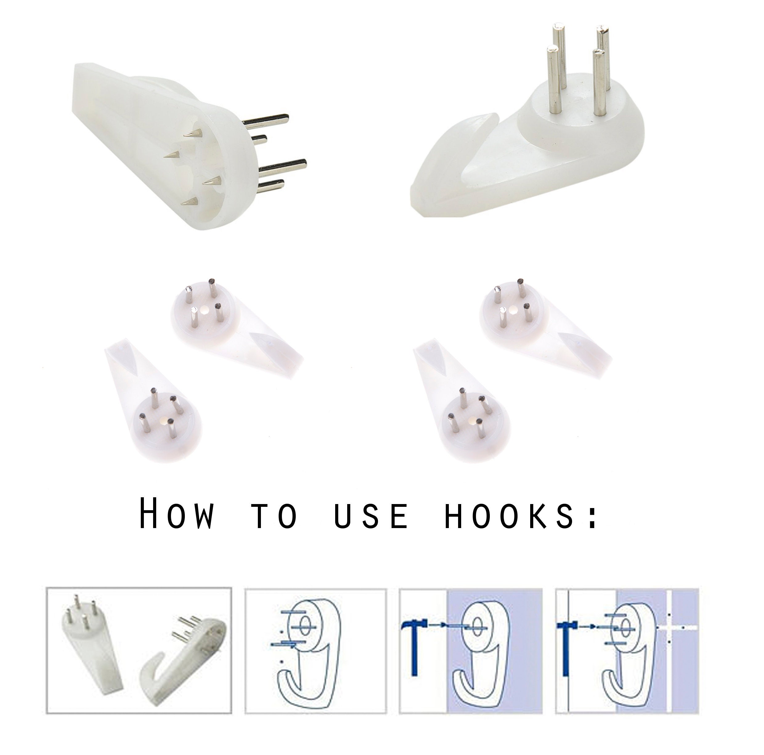 White Wire Wall Grid SHELF CLIPS Mood Board Photo | Etsy