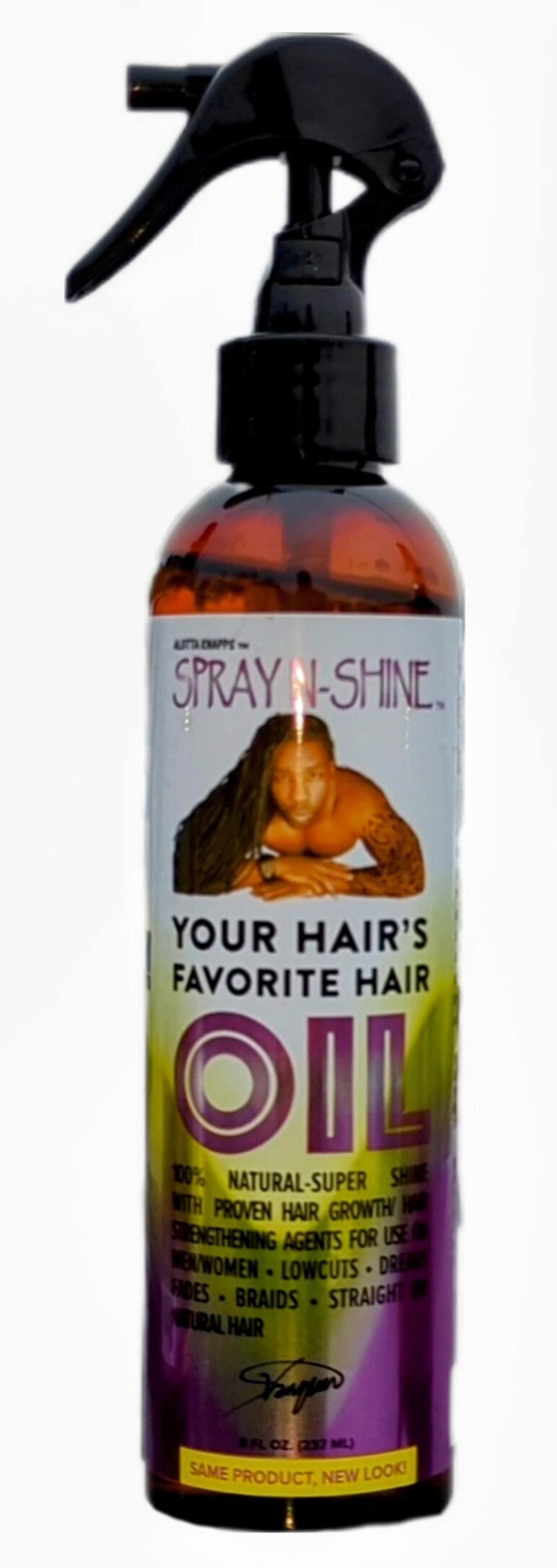 SPRAY N-SHINE... Your Hair's Favorite Hair Oil (natural Hair Oil + Hair ...