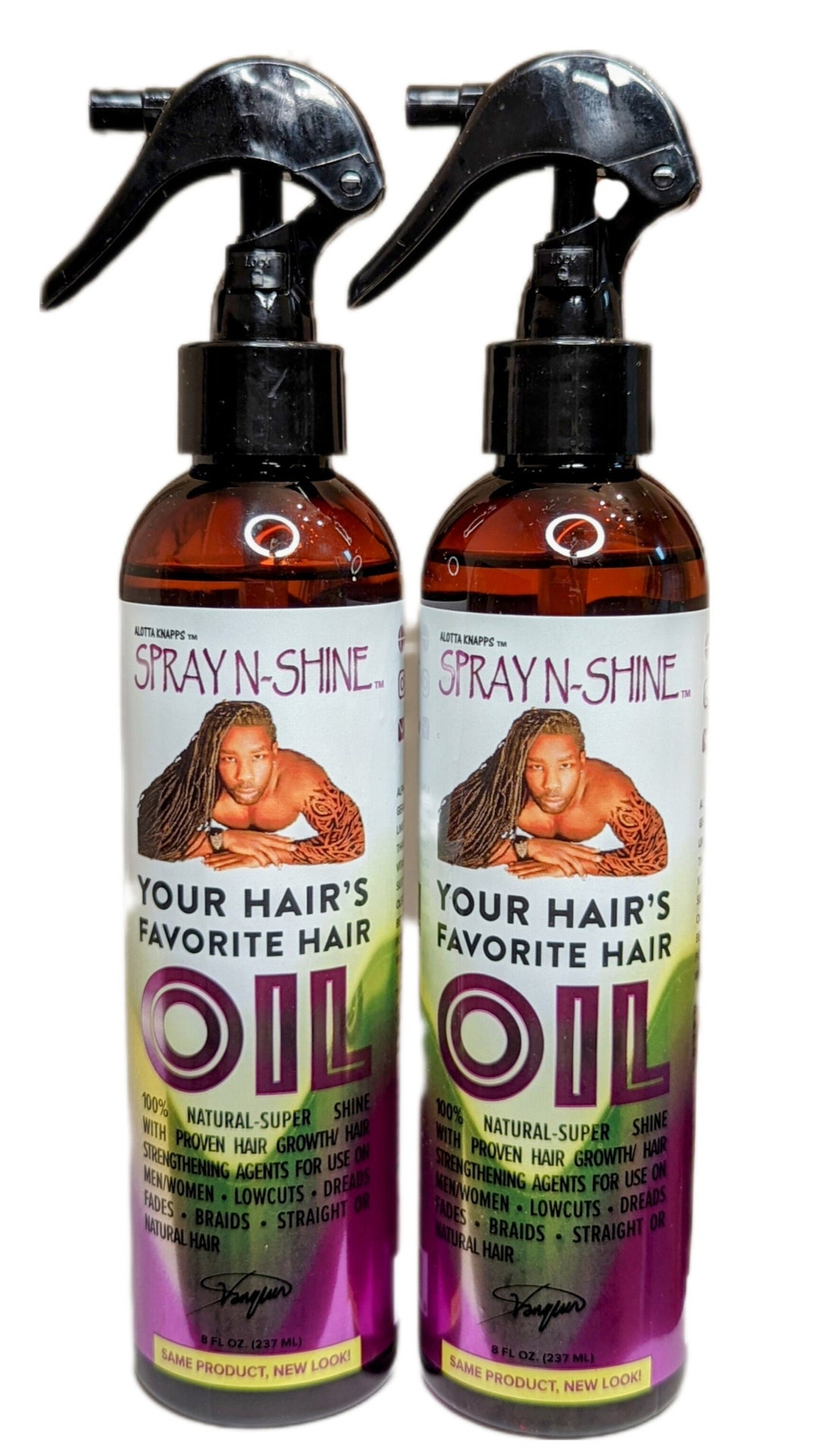 SPRAY N-SHINE Natural Hair Oil for Braids, Locs, Dreads, Straight Hair ...