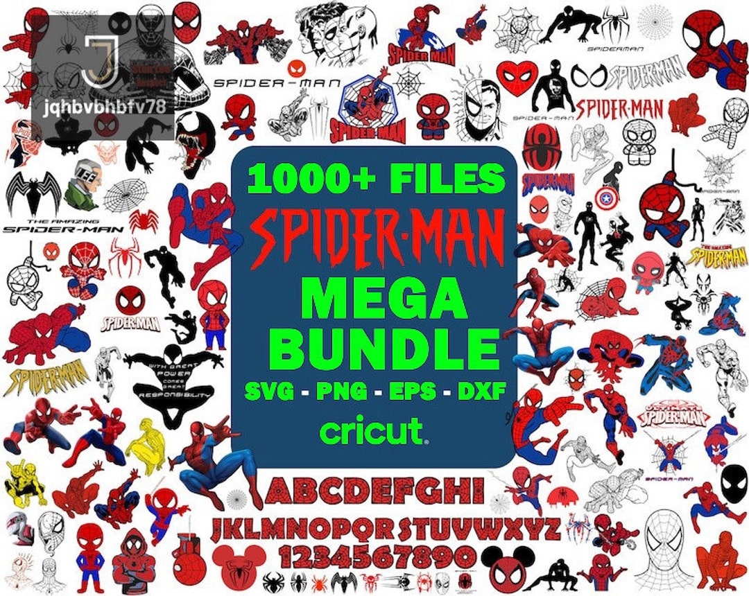 1000 Spiderman Svg and Png Files: Spiderman SVG Bundle, Spidey SVG ...