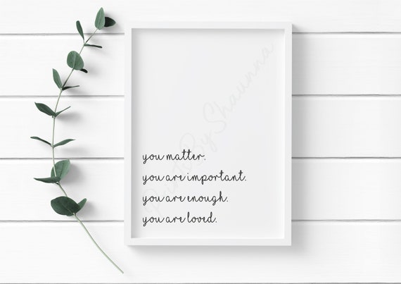 You Are Important Quotes