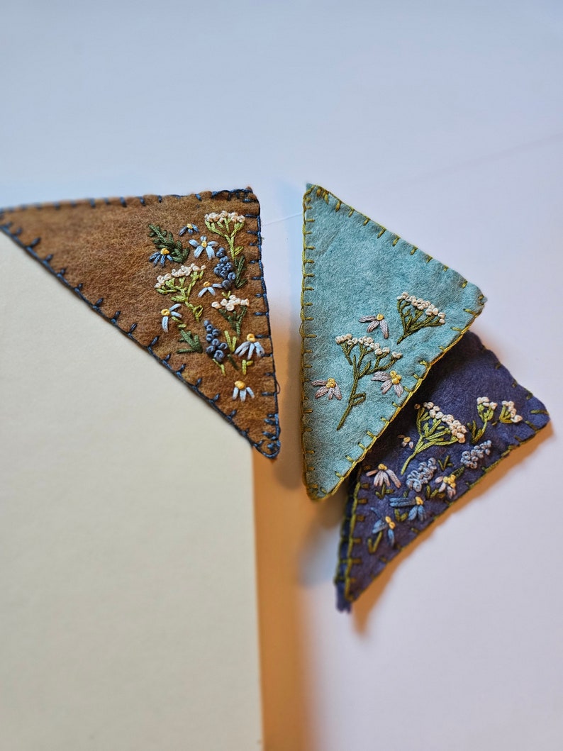 Handmade Bookmark in Light Blue - Etsy