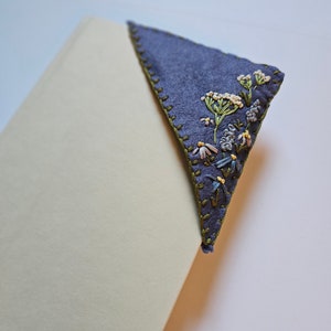 Handmade Bookmark in Light Blue - Etsy
