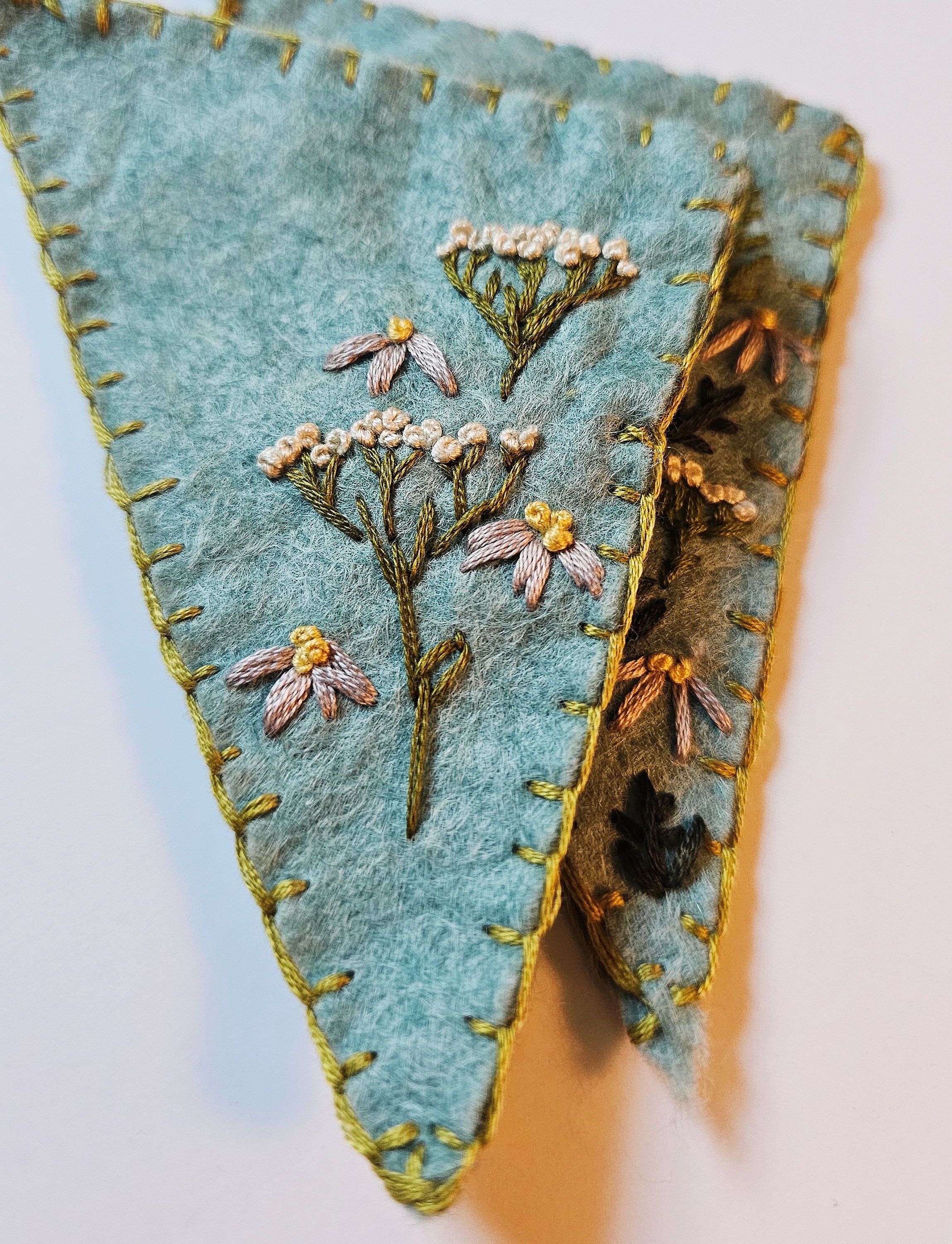 Handmade Bookmark in Light Blue - Etsy