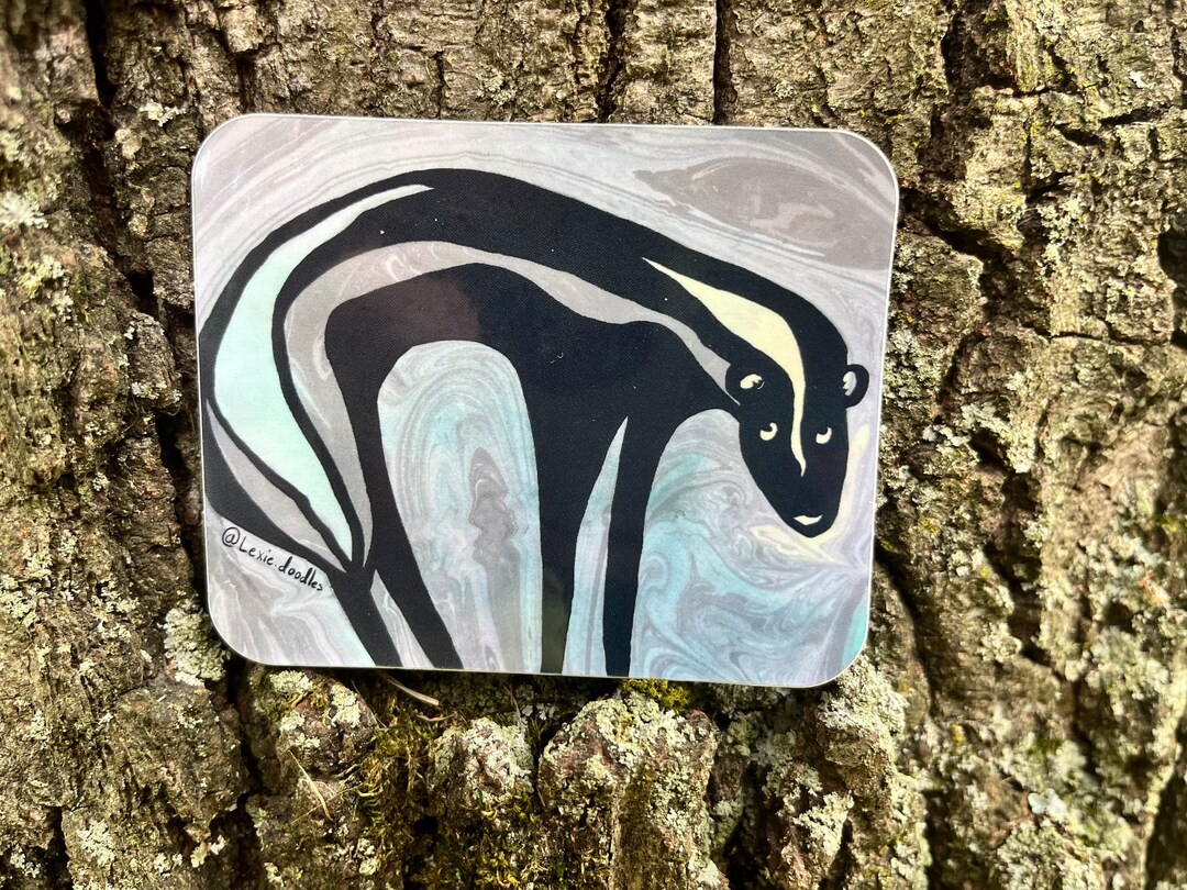 Marbled Skunk Sticker - Etsy