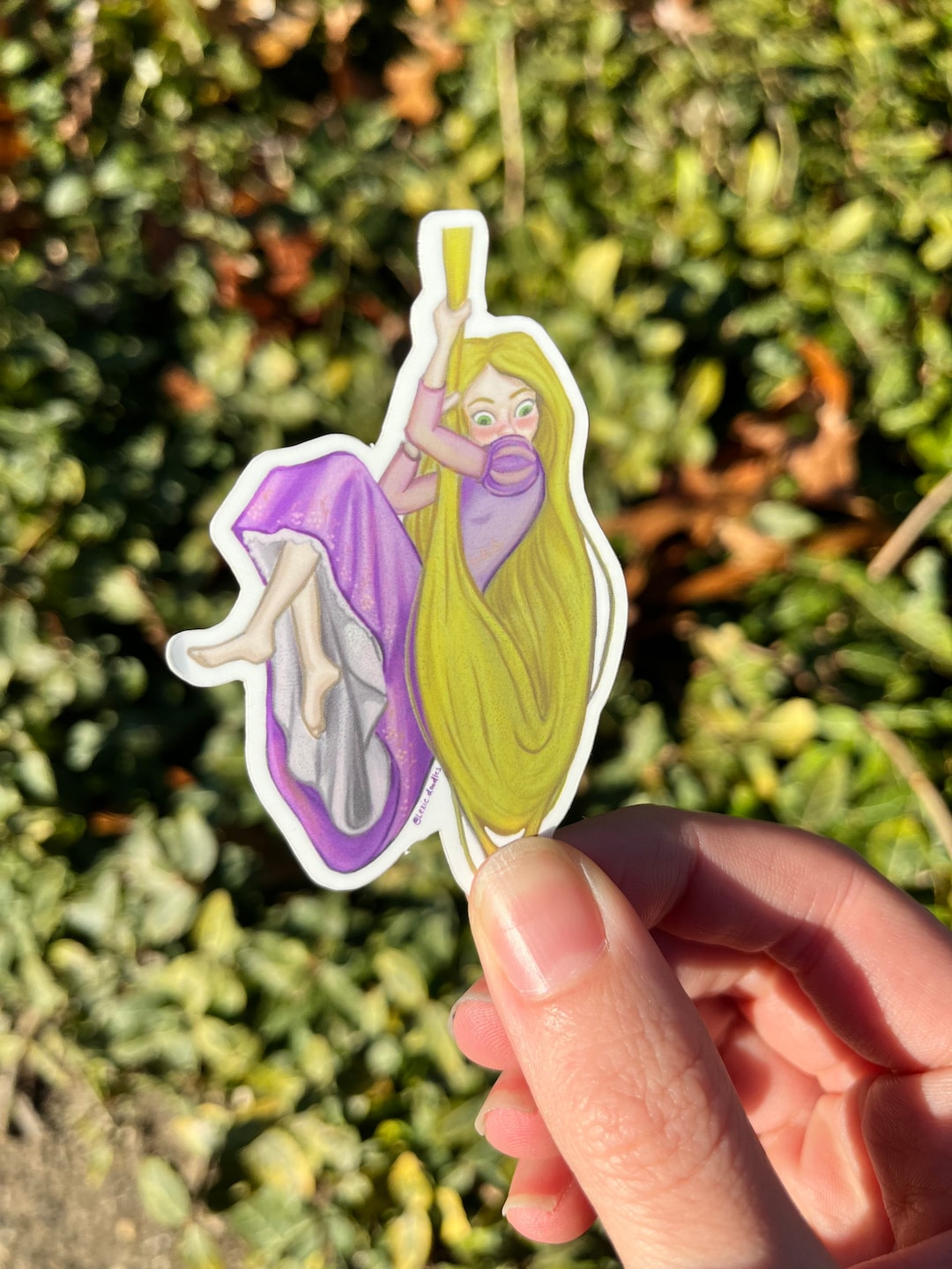Rapunzel Sticker - Etsy