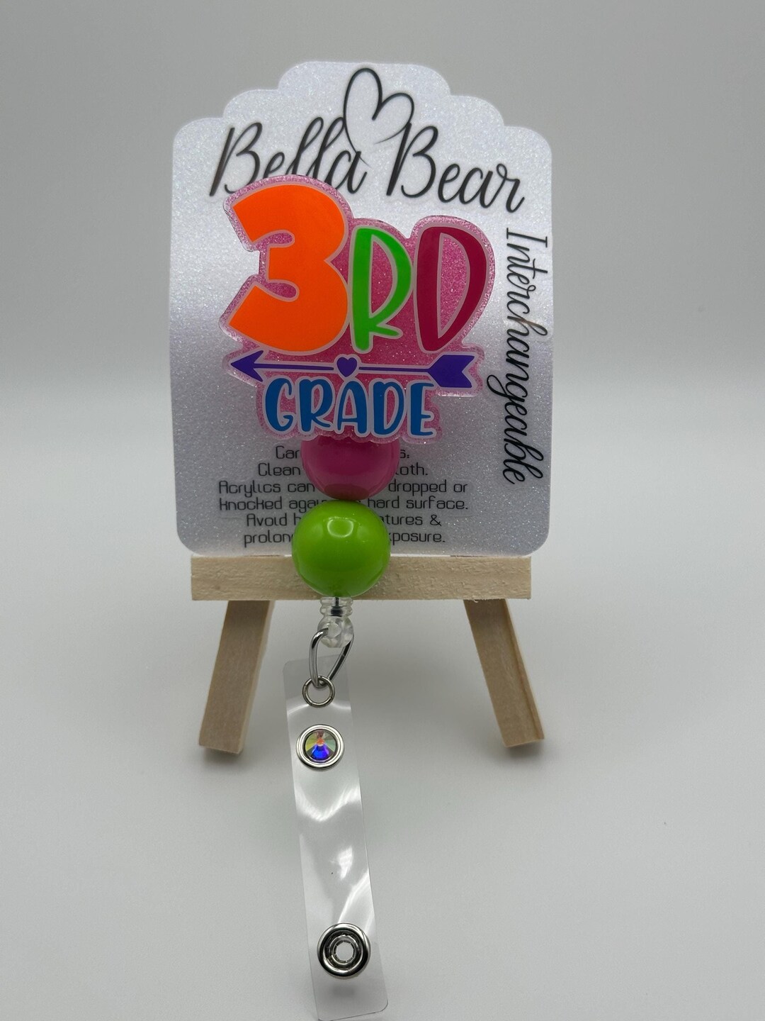 3rd Grade Teachers Badge Reel - Etsy