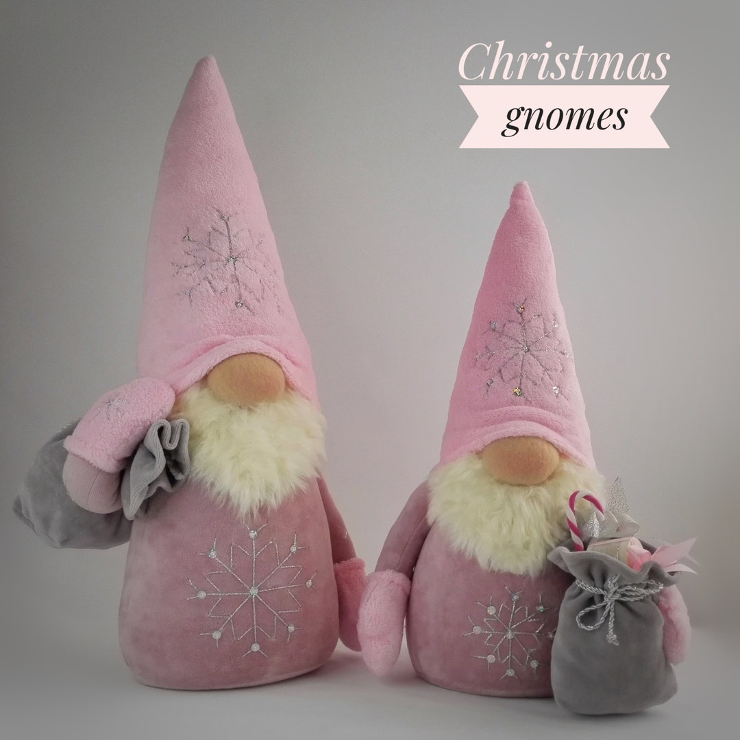 Couple Large Christmas Gnomes,christmas Decor,handmade Gift - Etsy ...
